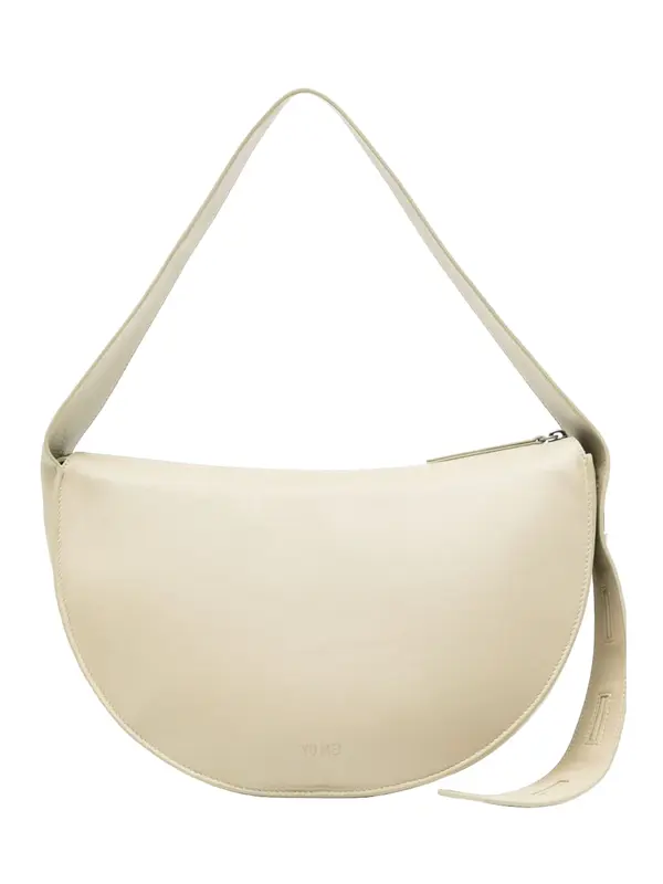 YU MEI Antonia Leather Shoulder Bag - Neutrals