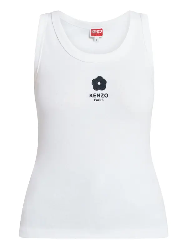 Kenzo Boke 2.0 Embroidered Tank Top - White
