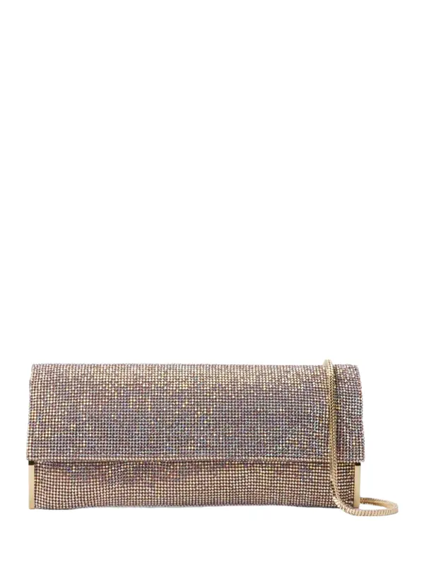 Benedetta Bruzziches Kate Rhinestone-embellished Clutch - Gold