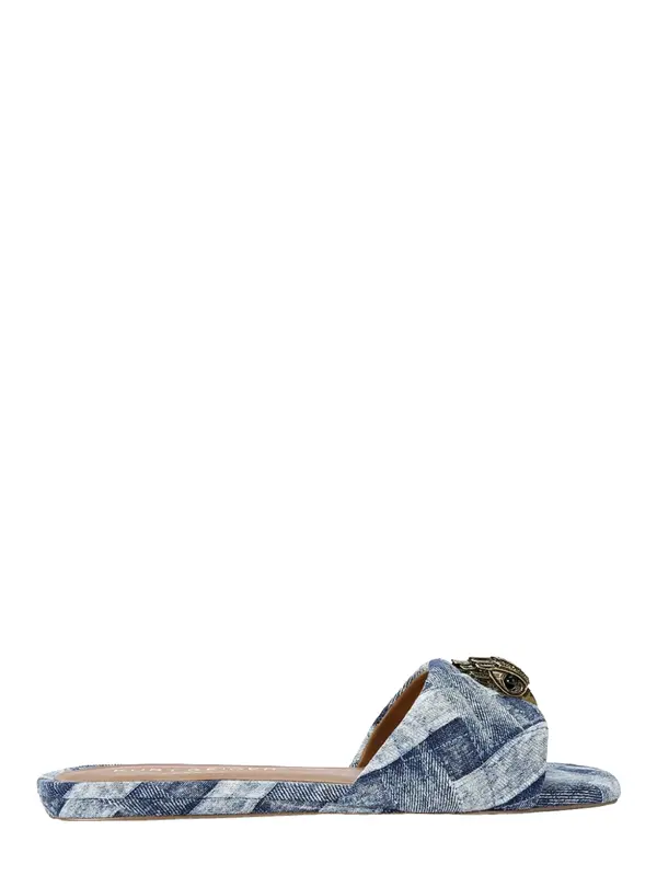 Kurt Geiger Kensington Denim Sandals - Blue