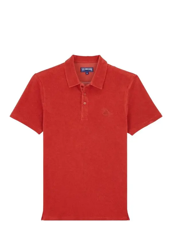 Vilebrequin Terry-cloth Polo Shirt - Red