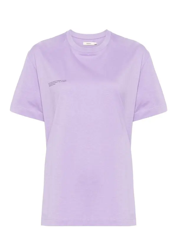 PANGAIA Slogan-print T-shirt - Purple