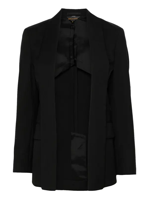 Comme Des Garçons Shawl-lapels Wool Blazer - Black