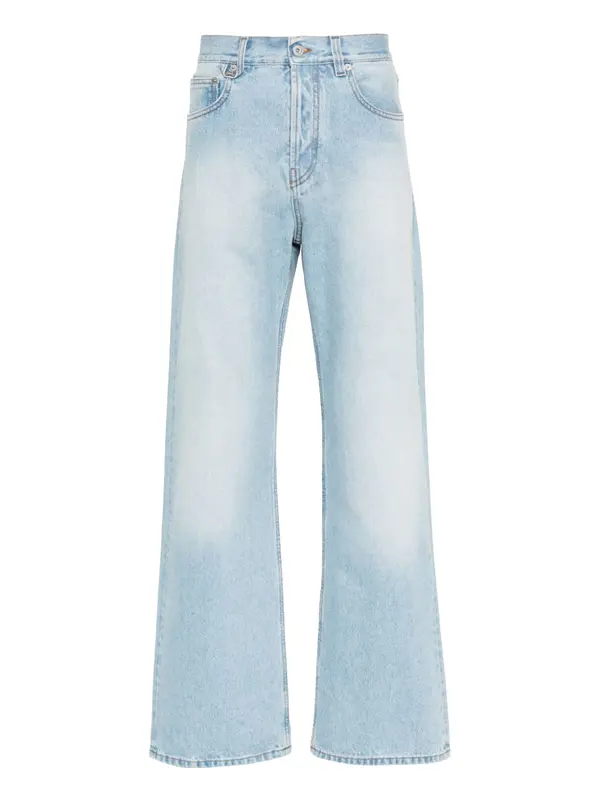 Jacquemus Le De Nîmes Droit Straight-leg Jeans - Blue