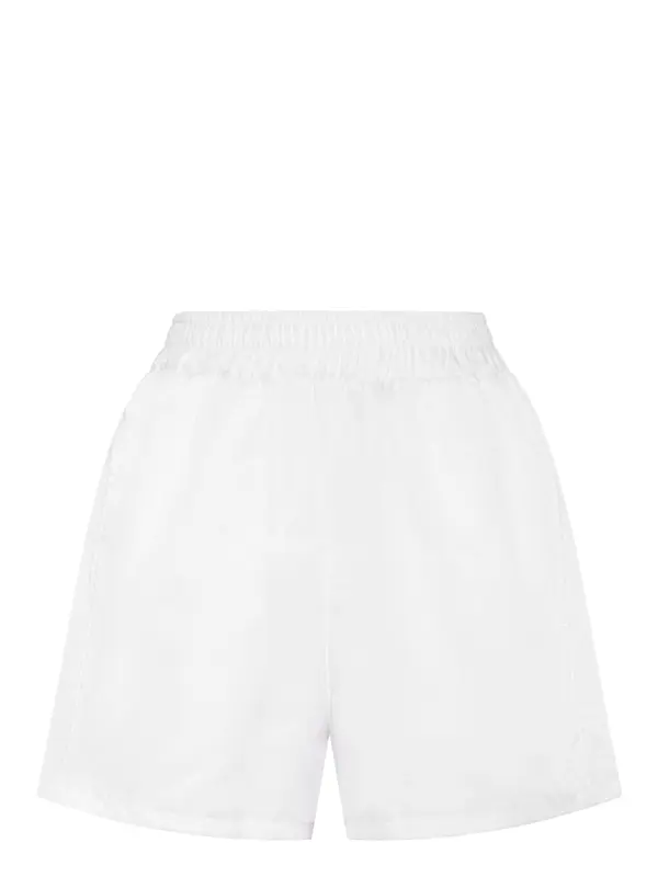 PLEIN SPORT Logo-tape Running Shorts - White