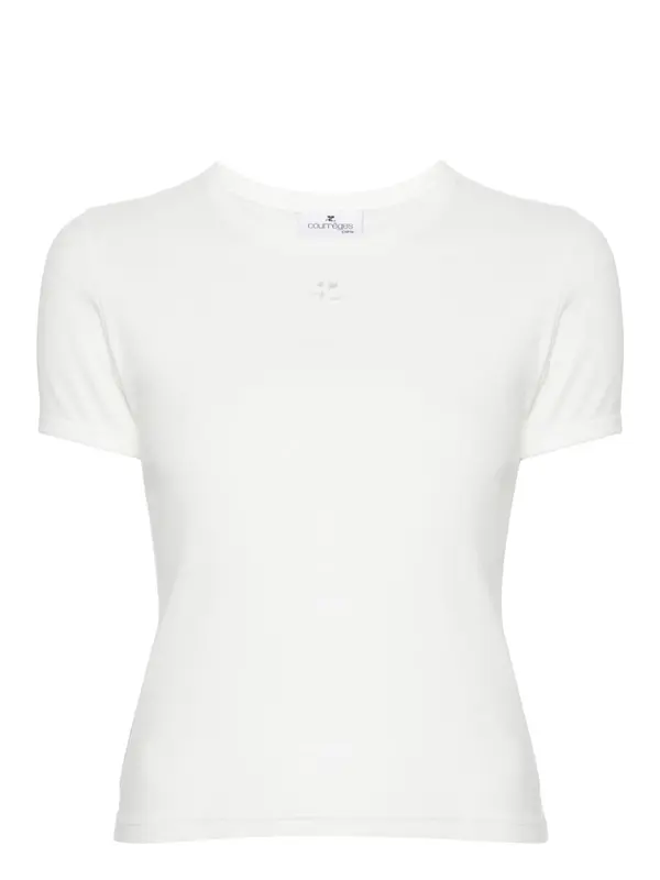 COURREGES Reedition Contrast T-shirt - White
