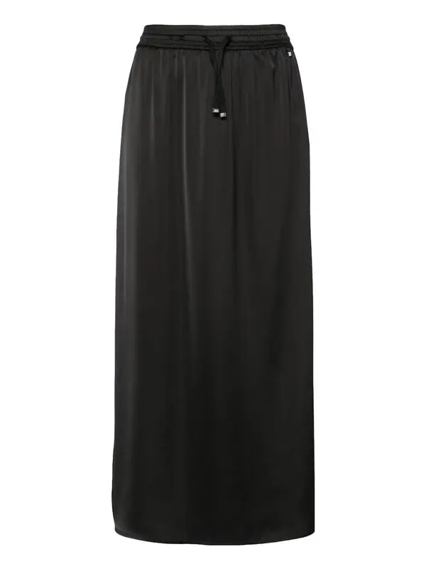 Herno Drawstring-waist Midi Skirt - Black