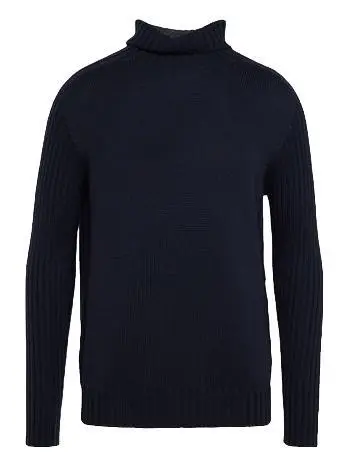 GRAN SASSO Virgin Wool Turtleneck - Blue