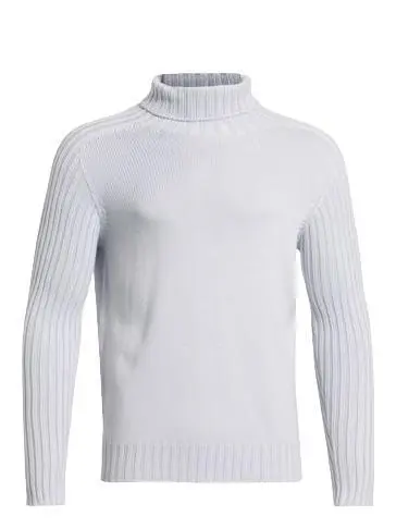 GRAN SASSO Virgin Wool Turtleneck - Sky Blue