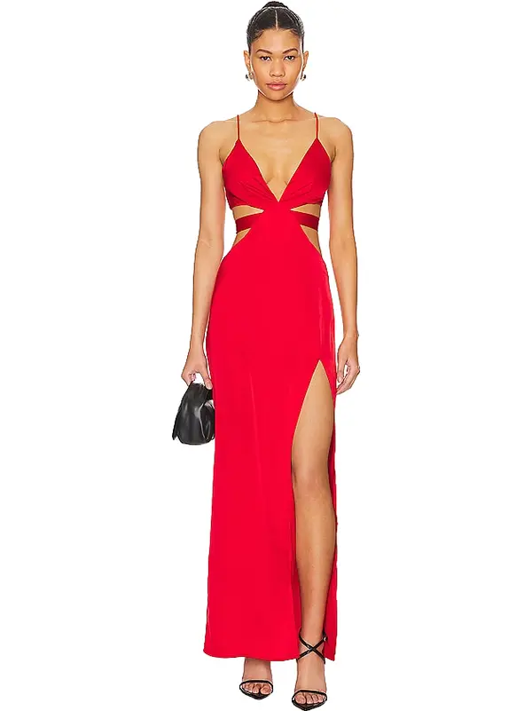 Superdown Stacie Maxi Dress - Red