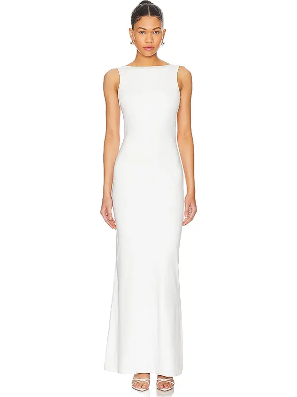 Superdown Astra Maxi Dress - White