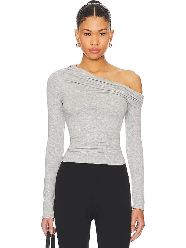AFRM Bria Essential Top - Heather Grey