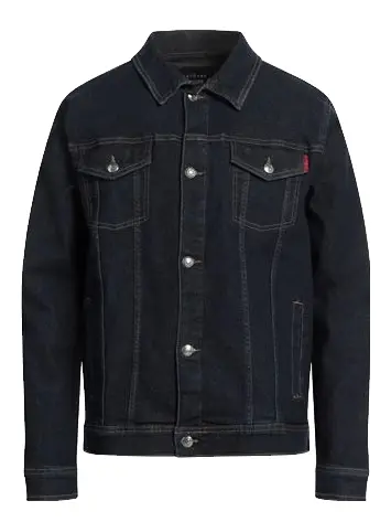 John Richmond Denim Trucker Jacket - Blue