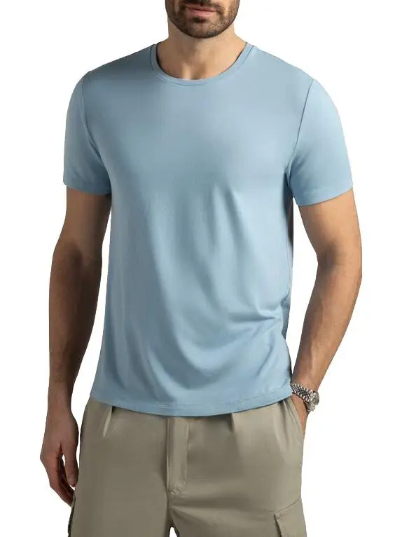 HYPERNATURAL Topanga Performance T-shirt - Horizon Blue