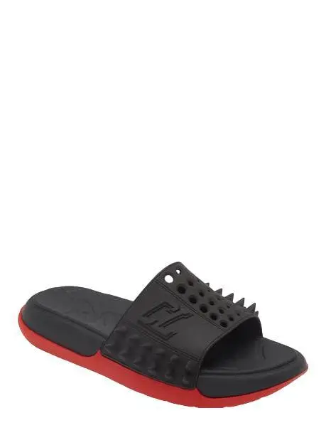 CHRISTIAN LOUBOUTIN Take It Easy Slide Sandal - Black