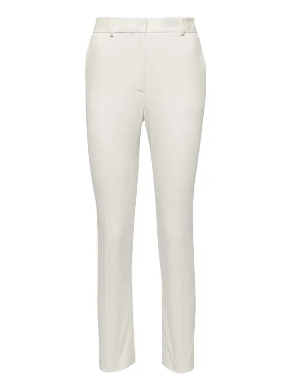 JOSEPH Coleman Mid-rise Slim Pants - White