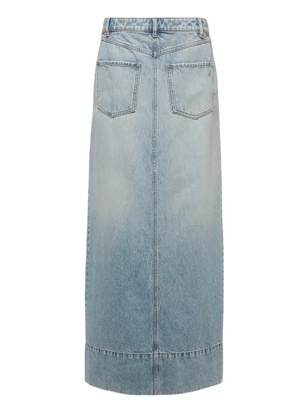 Sportmax Piave Denim Maxi Skirt - Blue