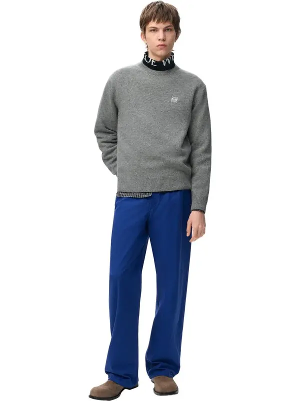 Loewe Wool Sweater - Grey Melange