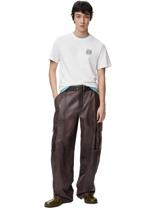 Loewe Regular Fit T-shirt In Cotton - White