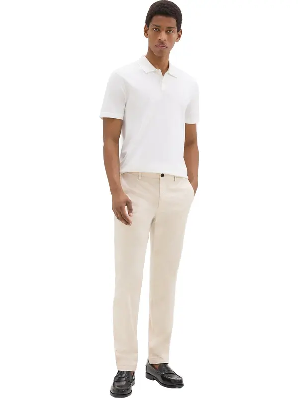 Theory Classic-fit Pant In Organic Cotton - New Sand