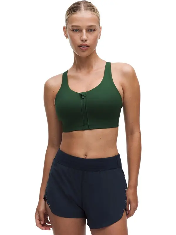 Lululemon Energy Zip-front Bra - Ivy Grove
