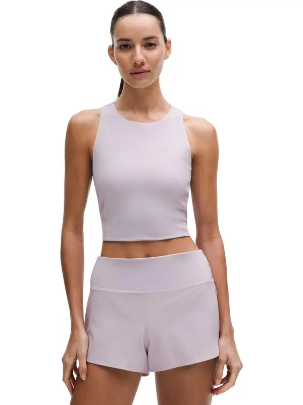 Lululemon Swift Speed Cropped Tank Top - Faint Lavender