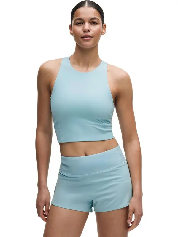 Lululemon Swift Speed Cropped Tank Top - Foam Cloud