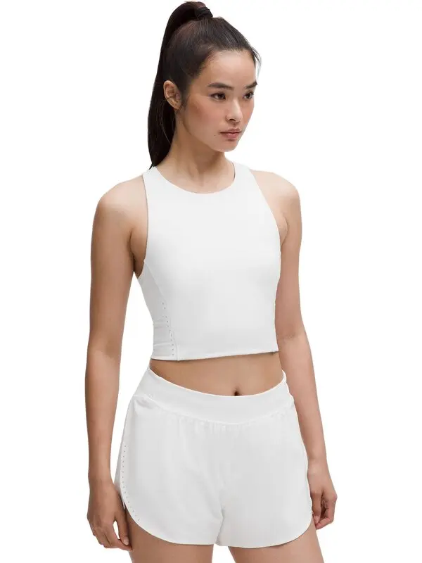 Lululemon Swift Speed Cropped Tank Top - White