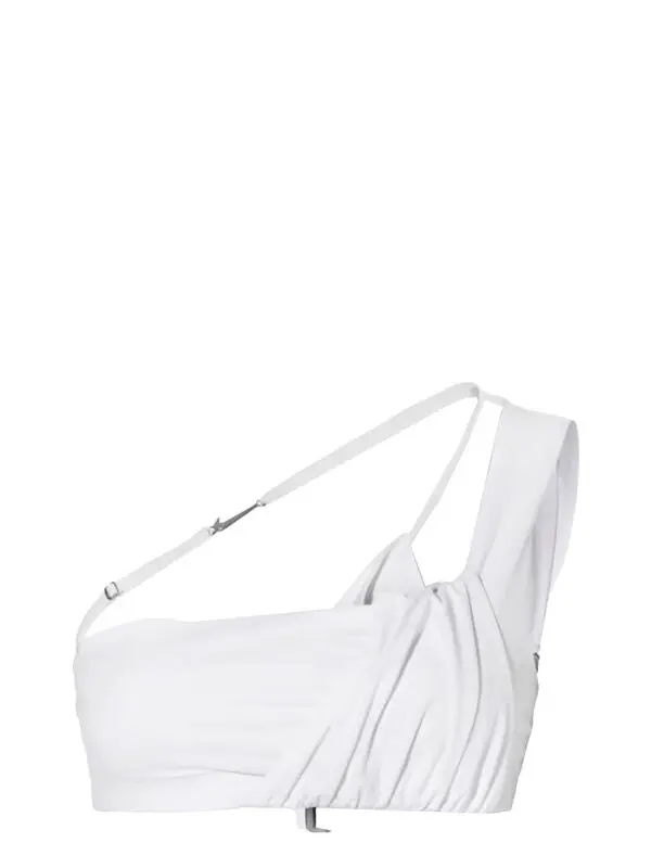 Jacquemus X Nike La Brassière Drapée Sports Bra - White