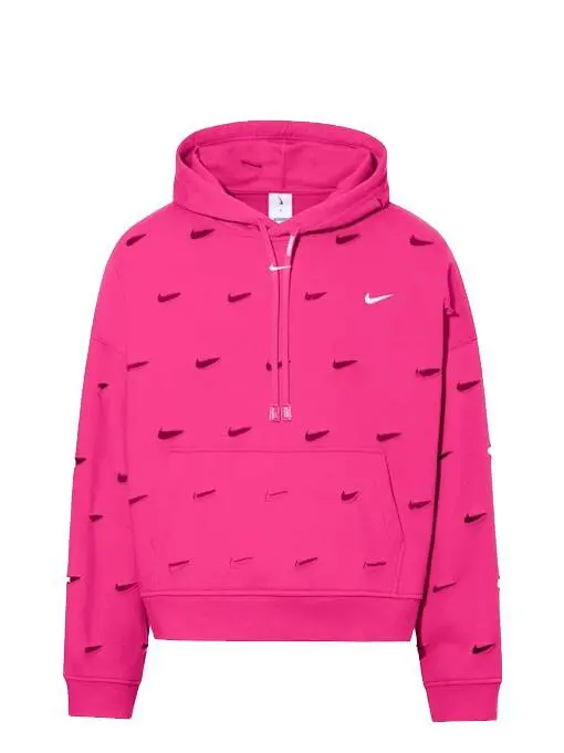 Jacquemus X Nike Le Swoosh Hoodie - Dark Pink