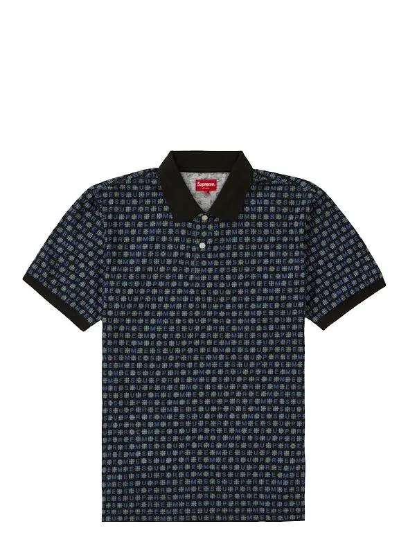 Supreme Foulard Polo Shirt - Black