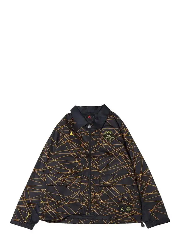 JORDAN X Paris Saintgermain Anthem Jacket - Black/tour Yellow
