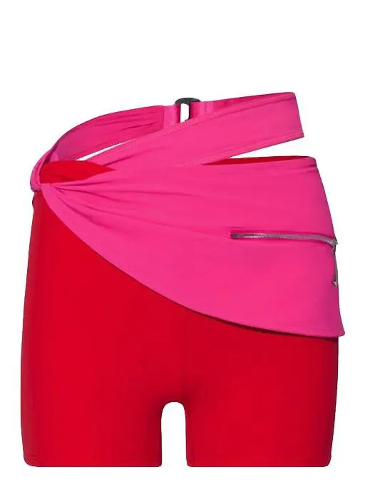 Jacquemus X Nike Drapped Bike Shorts - Dark Pink