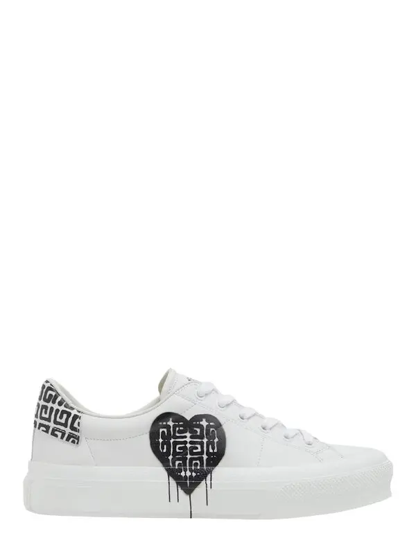 Givenchy X Chito City Heart 4g Tag Sneakers - White/black