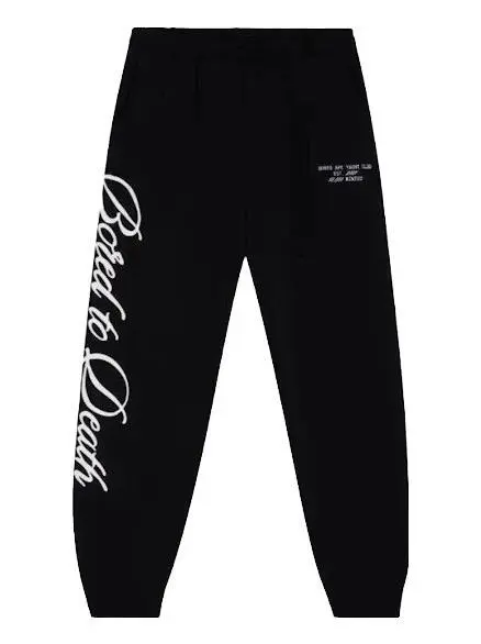 BAYC Bored Script Sweatpants - Black