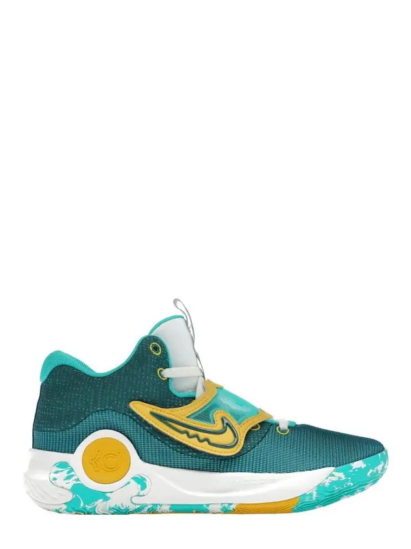 Nike Kd Trey X Athletic Sneakers - Clear Jade/sail/vivid Sulphur