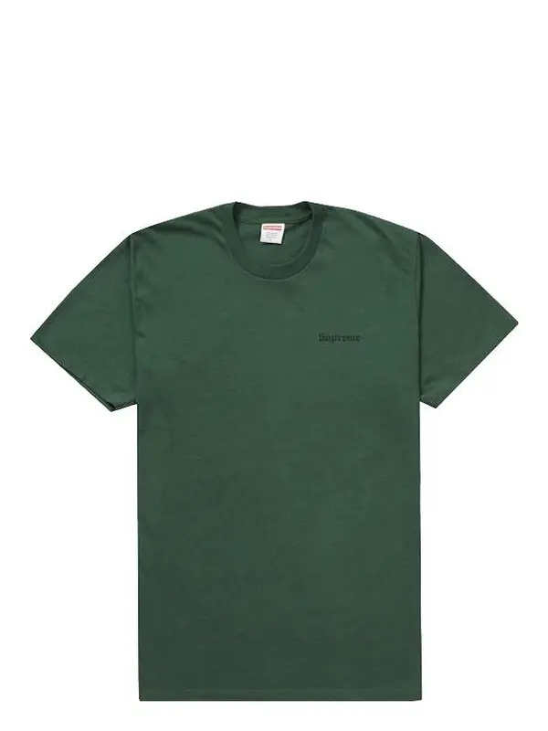 Supreme Martin Wong Big Heat Tee Shirt - Dark Green