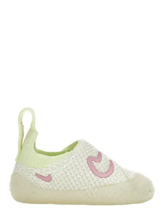 Nike Swoosh 1 Pink Rise Sneakers - Coconut Milk/white/barely Volt