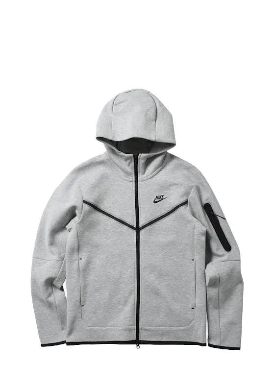 Nike Sportswear Tech Fleece Fullzip Hoodie - Dark Grey Heather