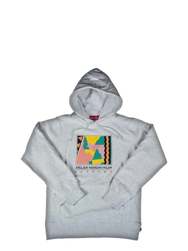 Supreme Mendini Hooded Sweatshirt - Ash Grey