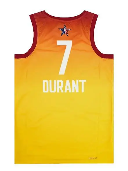 JORDAN Nba Kevin Durant All Star 2023 Jersey - Yellow/orange
