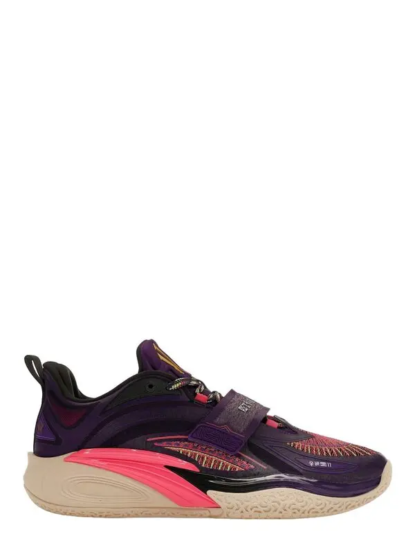 ANTA Kai 1 Artist On Court Sneakers - Purple/pink/grey