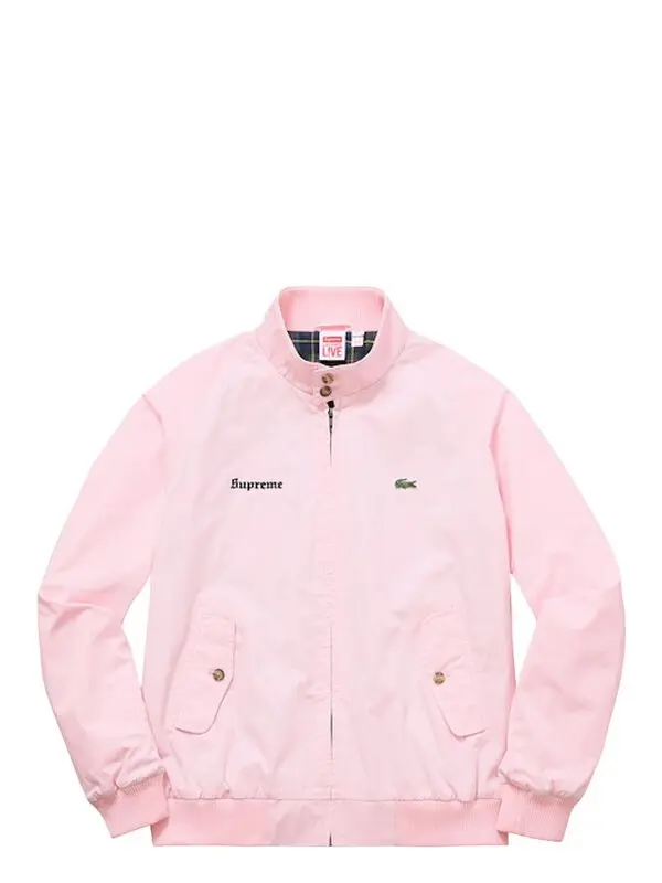Supreme X Lacoste Harrington Jacket - Light Pink