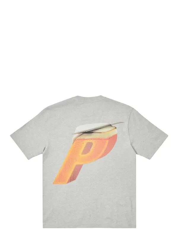PALACE Stella Artois Pskim T-shirt - Grey Marl