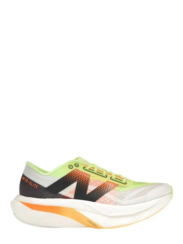 NEW BALANCE Fuelcell Supercomp Elite V4 - White/bleached Lime Glo/hot Mango