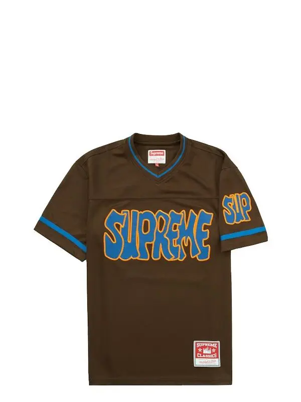 Supreme Mitchell & Ness Football Jersey - Brown
