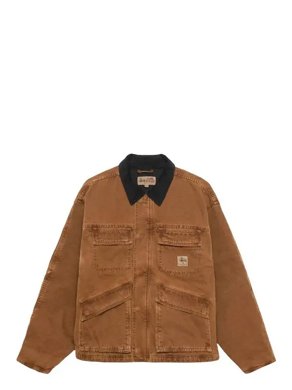 StÜssy Washed Canvas Shop Jacket - Bronze
