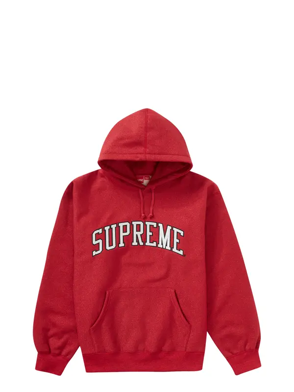 Supreme Metallic Arc Hooded Sweatshirt - Red
