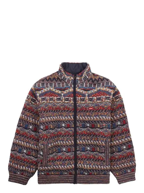 Supreme Missoni Reversible Knit Jacket - Navy Blue