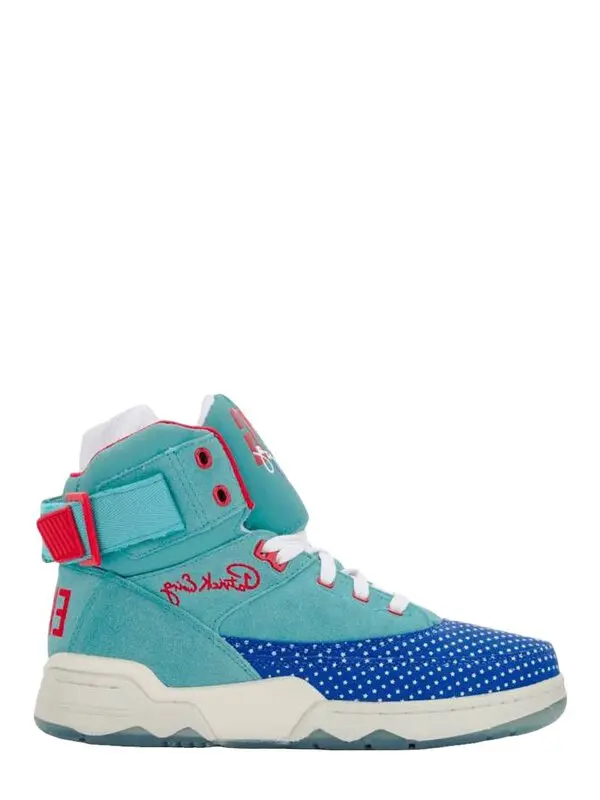 EWING ATHLETICS 33 Hi Allstar Sneakers - Baltic/turkish Sea/chinese Red